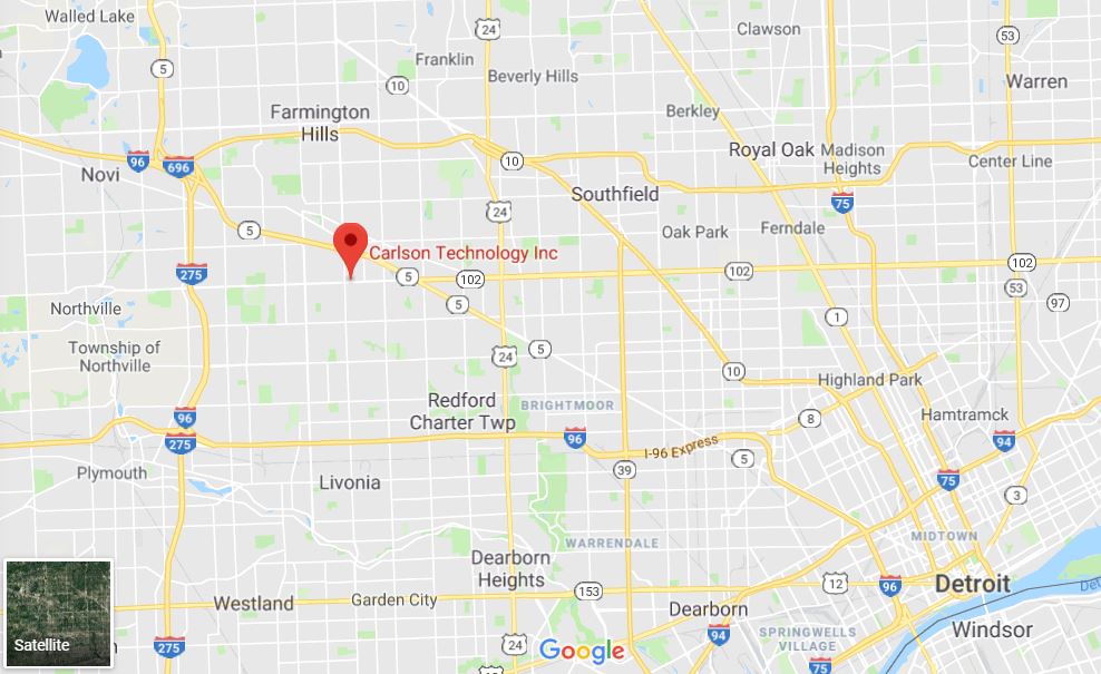 2019-05 Carlson Tech map | CCCA - Michigan/Ontario Region
